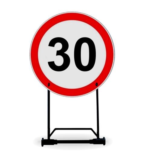 Sulankstomas Kelio Ženklas "Greitis 30" | etonai.lt